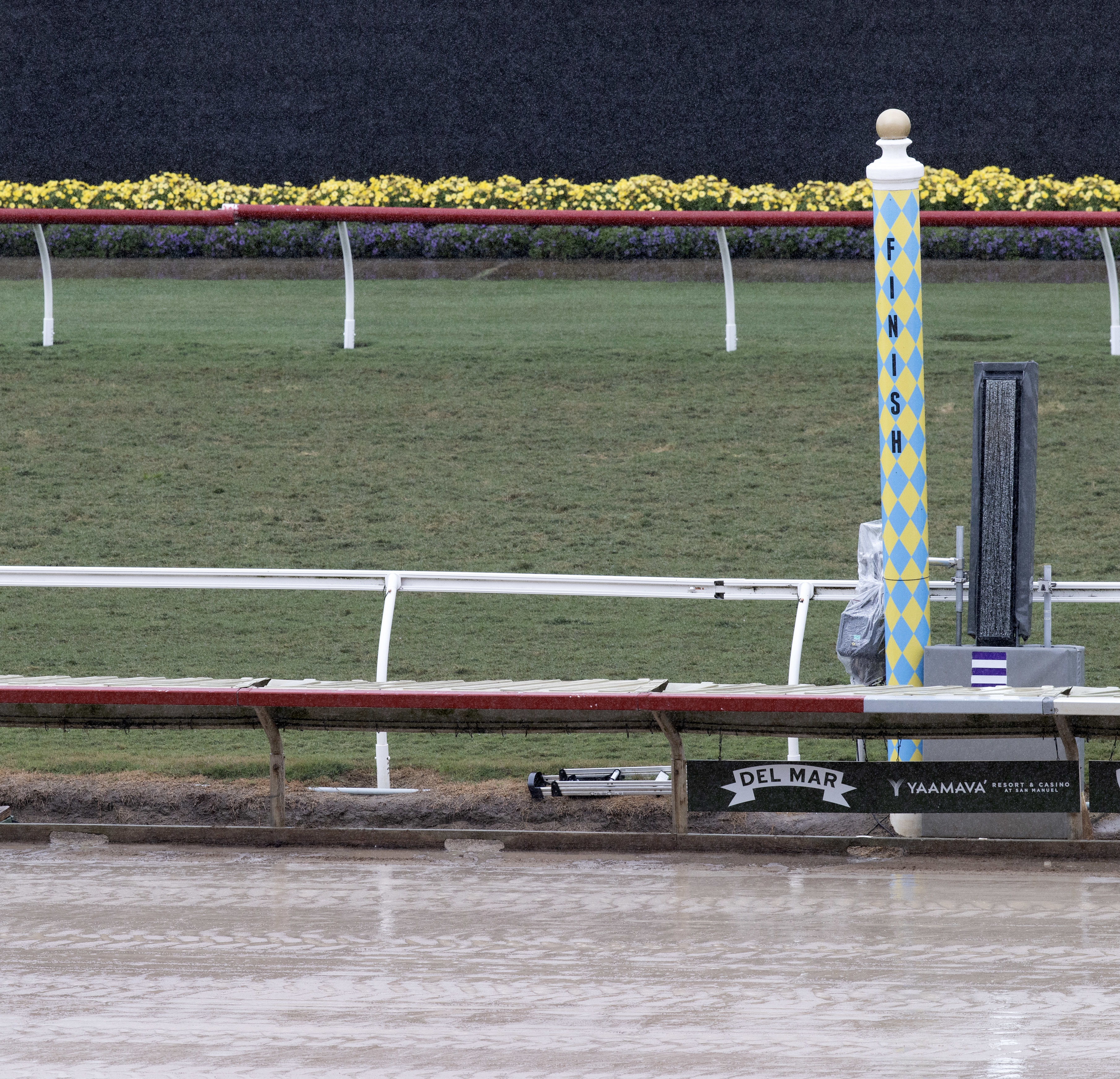 Friday card canceled due to rain with card added for Monday