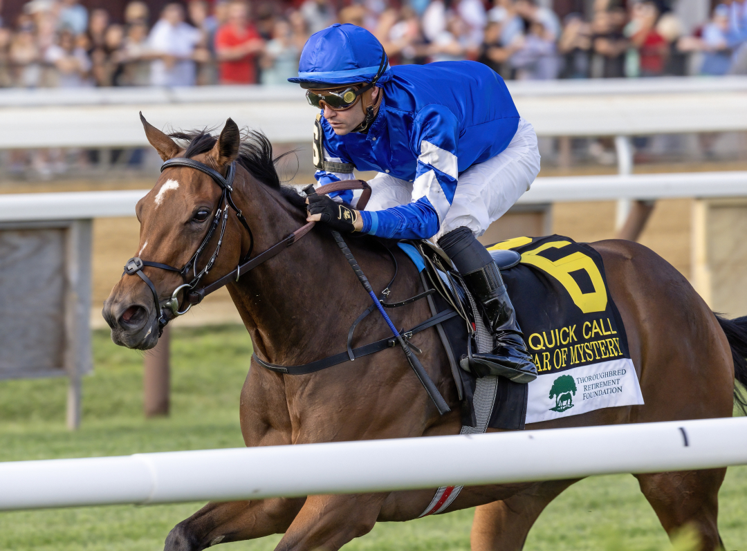 Star of Mystery surges in stretch, runs away with Quick Call