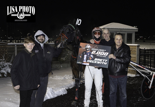 Meadowlands: Beckwith becomes youngest driver with 2,000 career wins